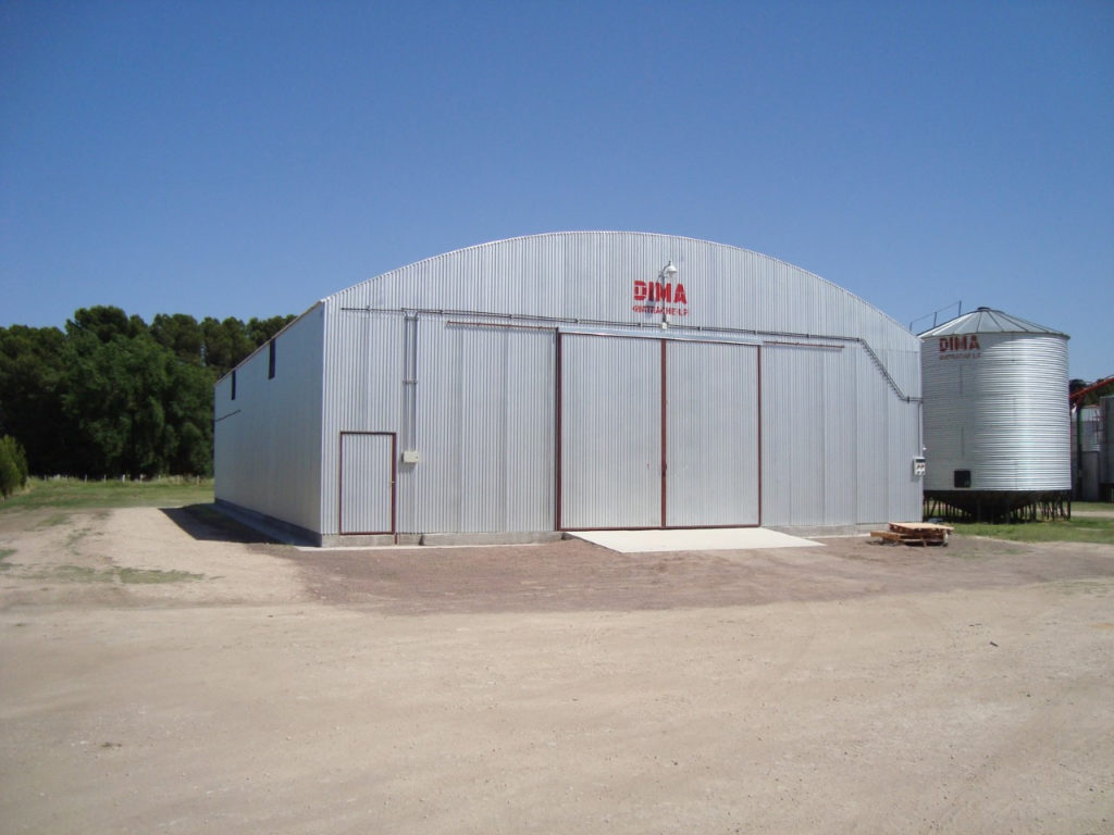 Galpones — Metalúrgica DIMA — Soluciones para el agro y la industria.